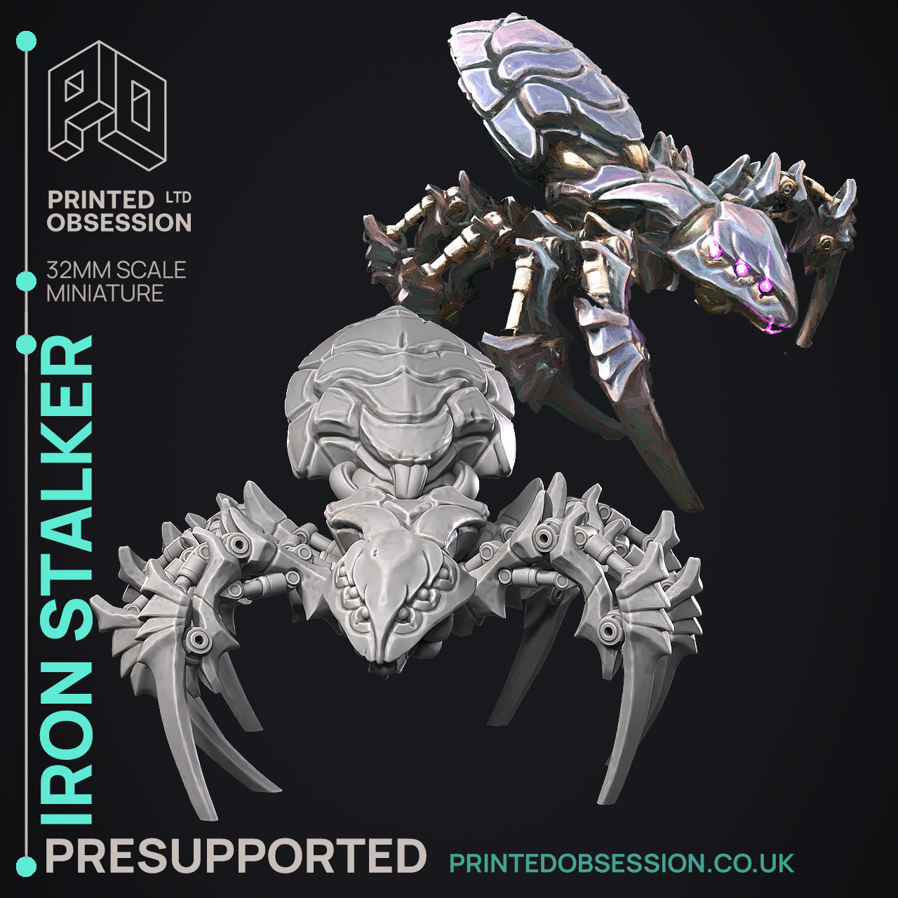 3D printed Iron stalker – Noekcleardice